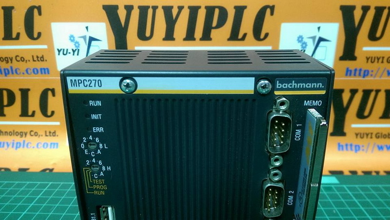 BACHMANN MPC270 PLC MODULE - PLC DCS SERVO Control MOTOR POWER SUPPLY IPC ROBOT